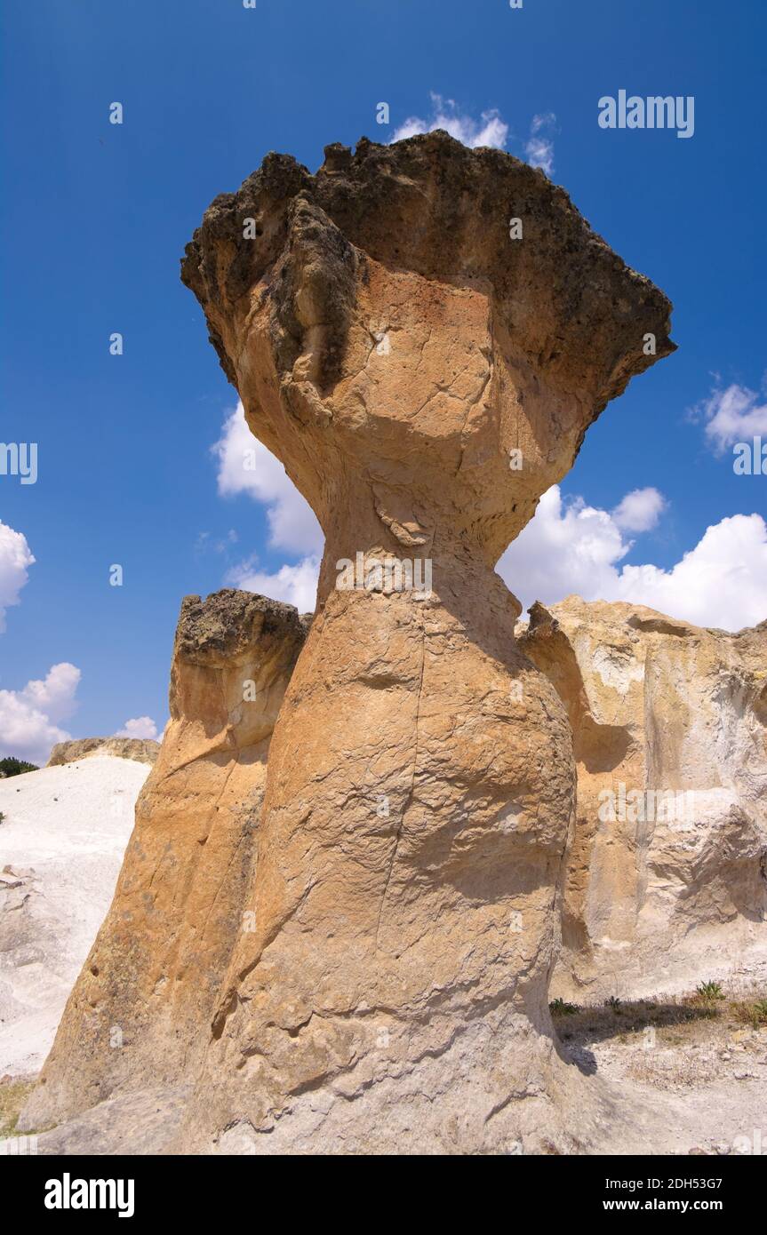 a typical rock formation in central Anatolia, Turkey Stock Photo - Alamy