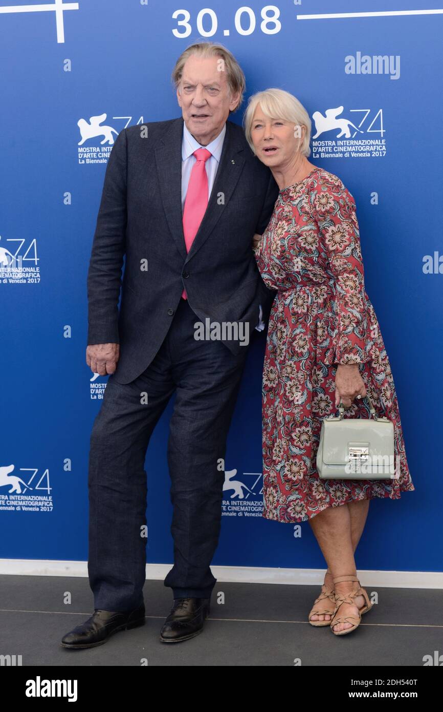Donald Sutherland and Helen Mirren attending The Leisure Seeker ...