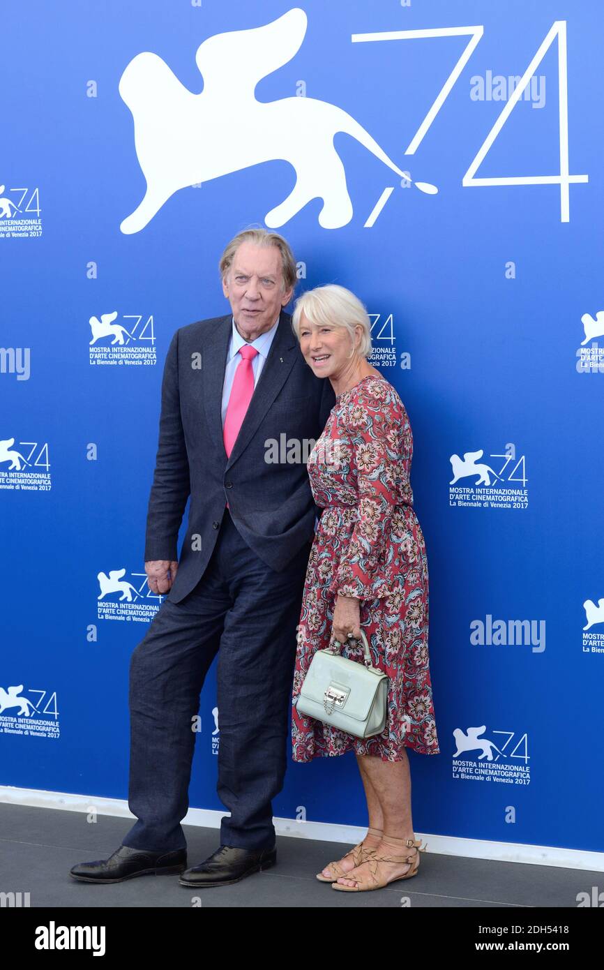 Donald Sutherland and Helen Mirren attending The Leisure Seeker ...