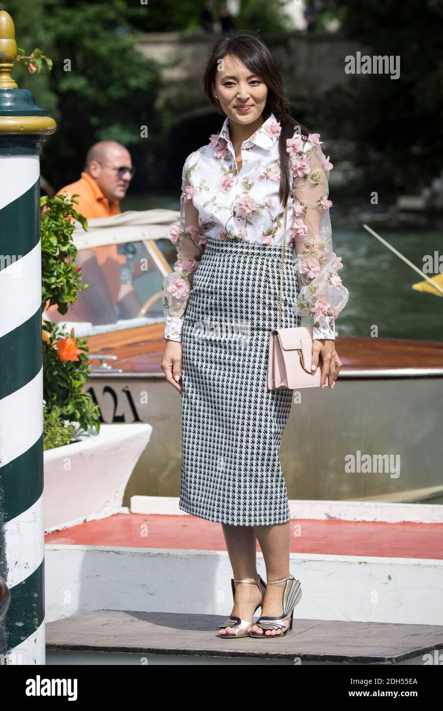 Japanese actress Jun Ichikawa arriving to the Excelsior Hotel peer at the 74th International ...