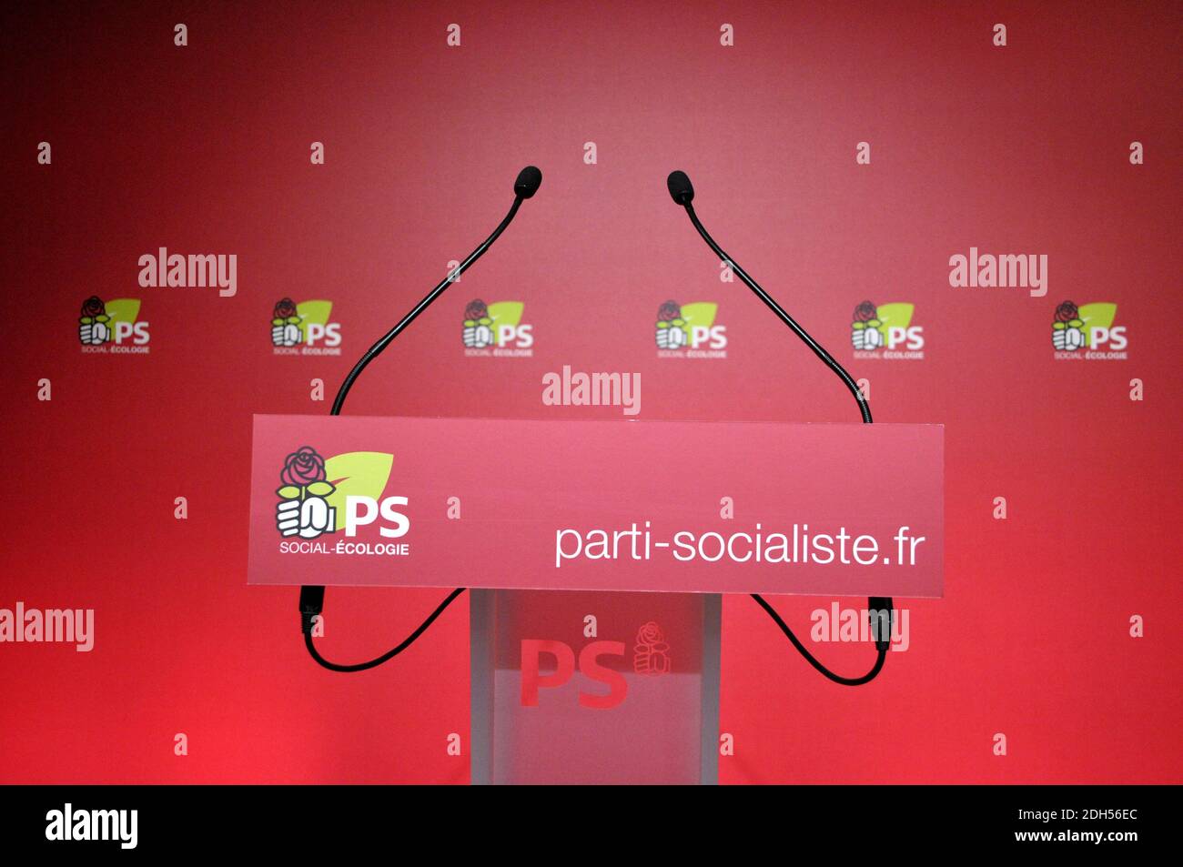 General view of French Socialist Party's headquarters in Paris, France ...
