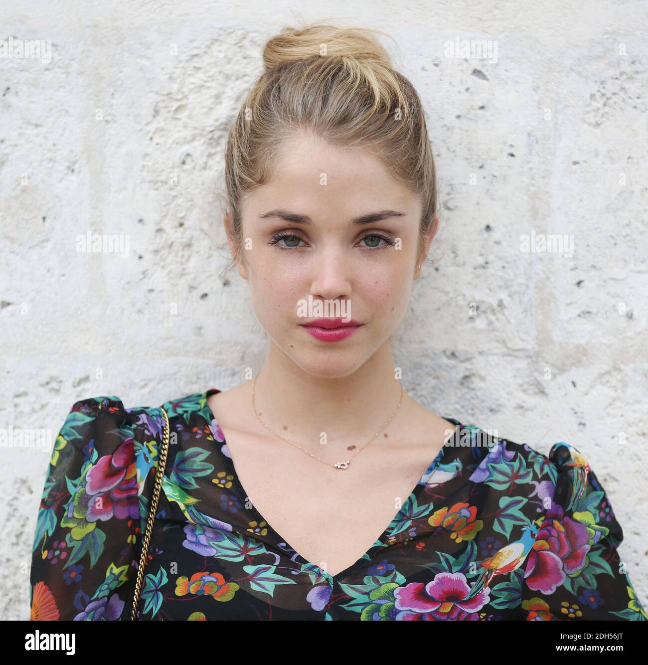 Alice Isaaz poses during the 10th Angouleme Film Festival in Angouleme ...