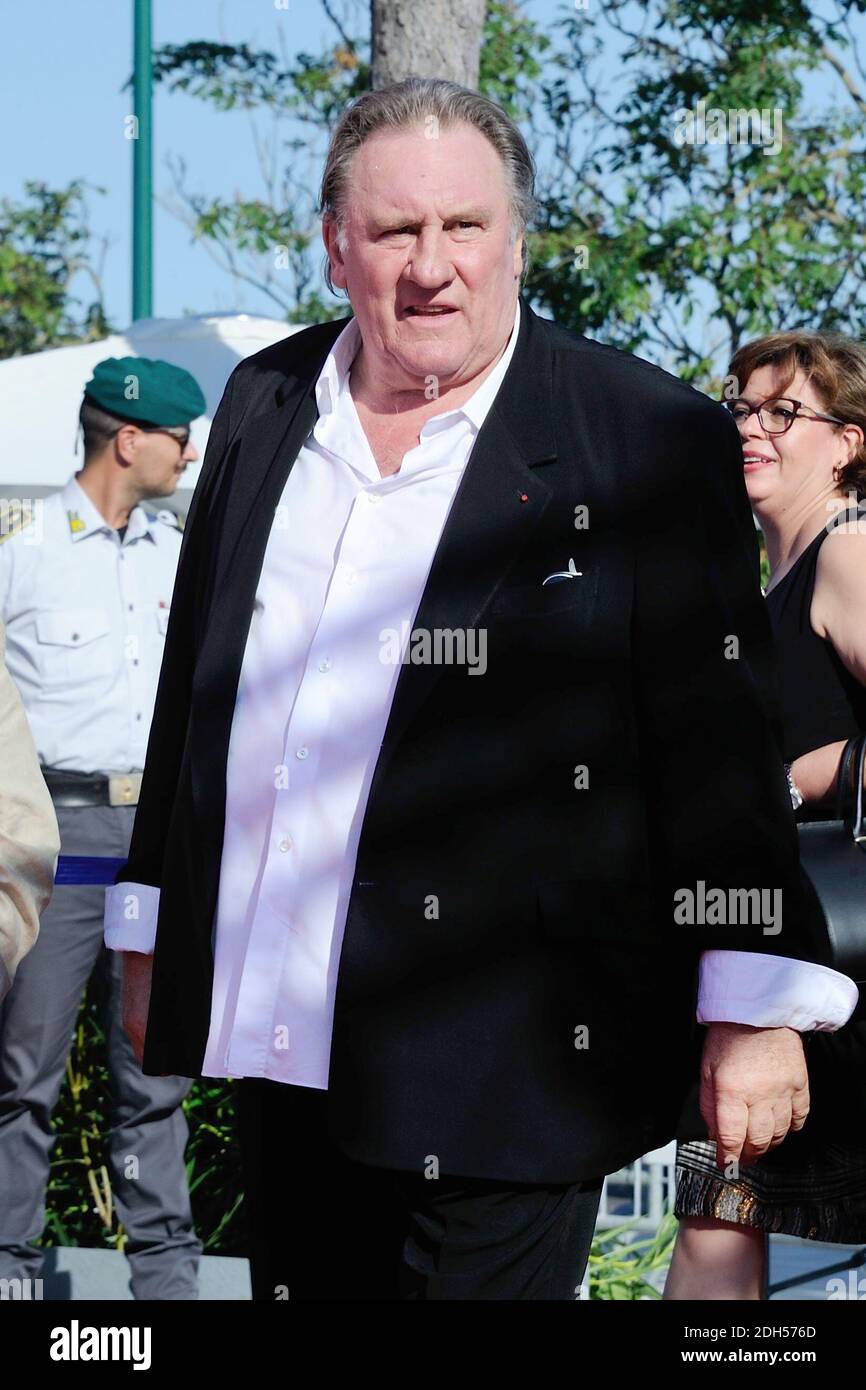 French actor Gerard Depardieu attending the screening of the restored ...