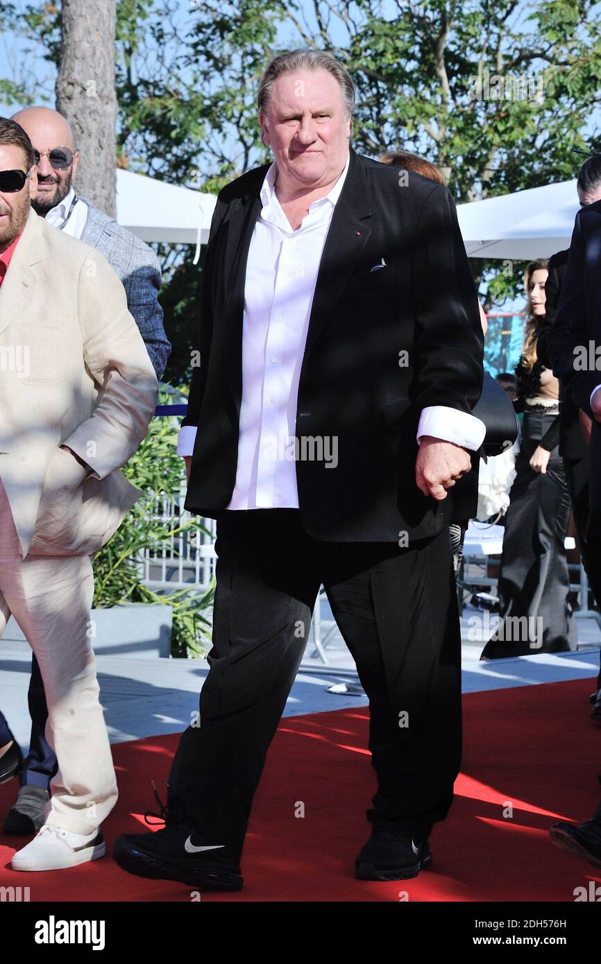 French actor Gerard Depardieu attending the screening of the restored ...