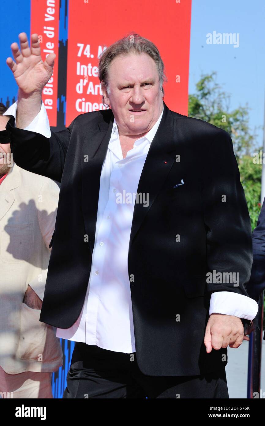 French actor Gerard Depardieu attending the screening of the restored ...