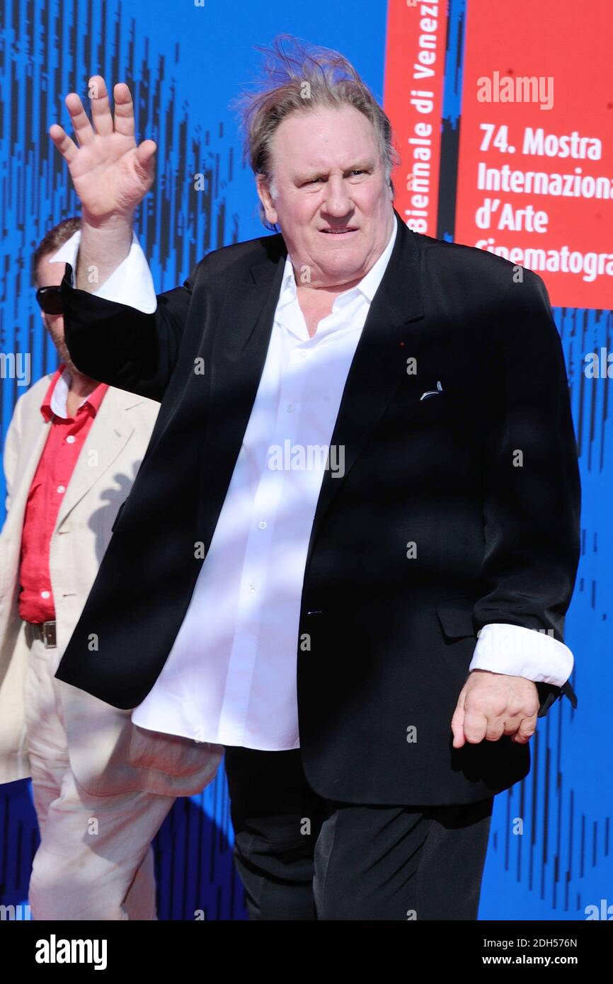 French actor Gerard Depardieu attending the screening of the restored ...