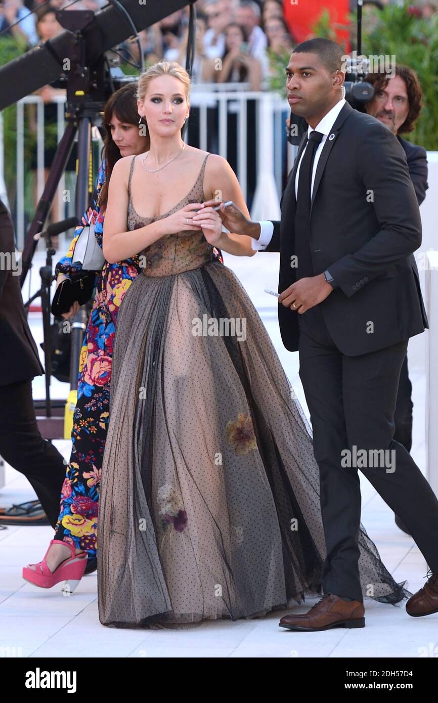 Jennifer Lawrence attending the Mother Premiere during the 74th Venice ...