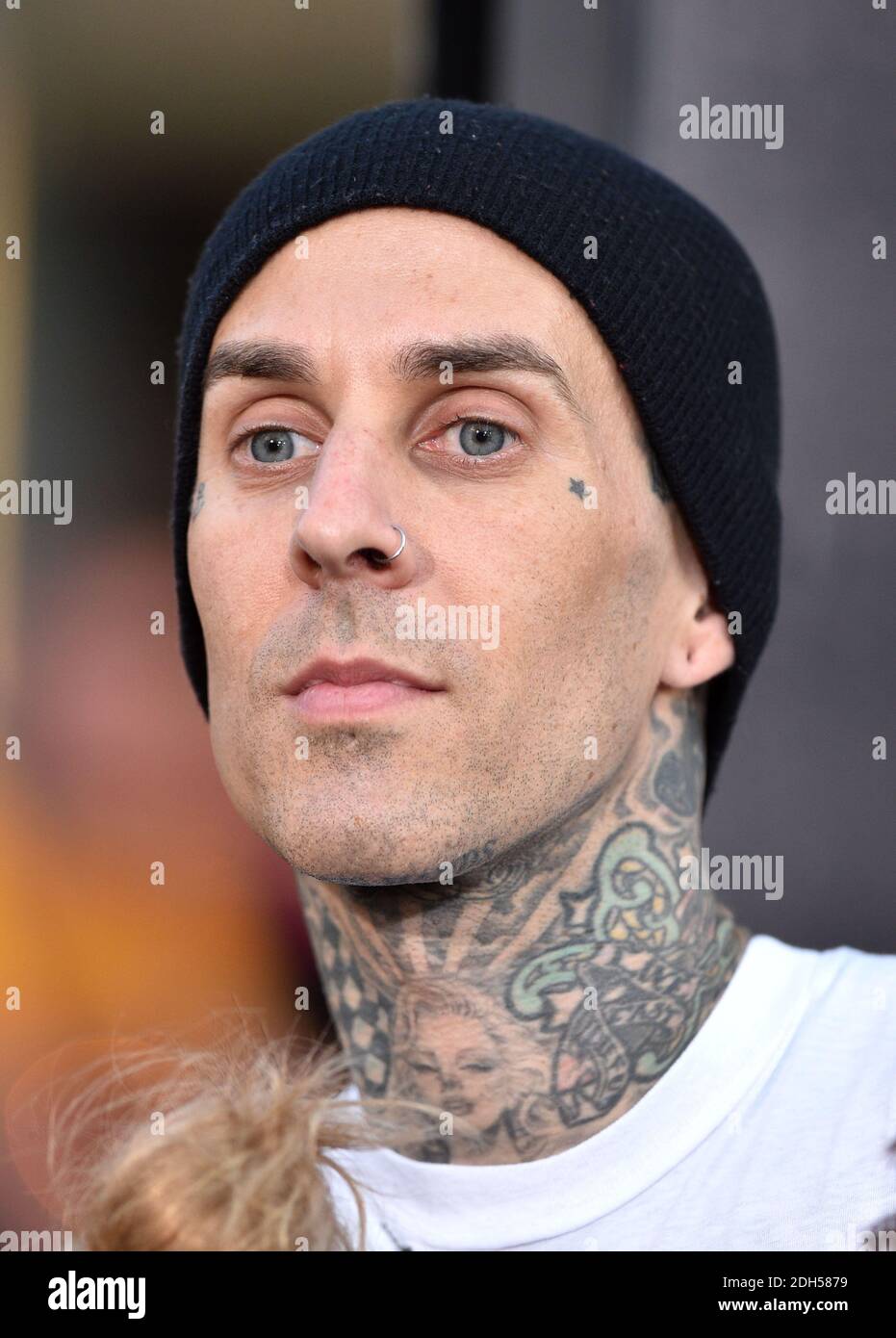 Travis Barker attends the premiere of IT at TCL Chinese Theatre on ...