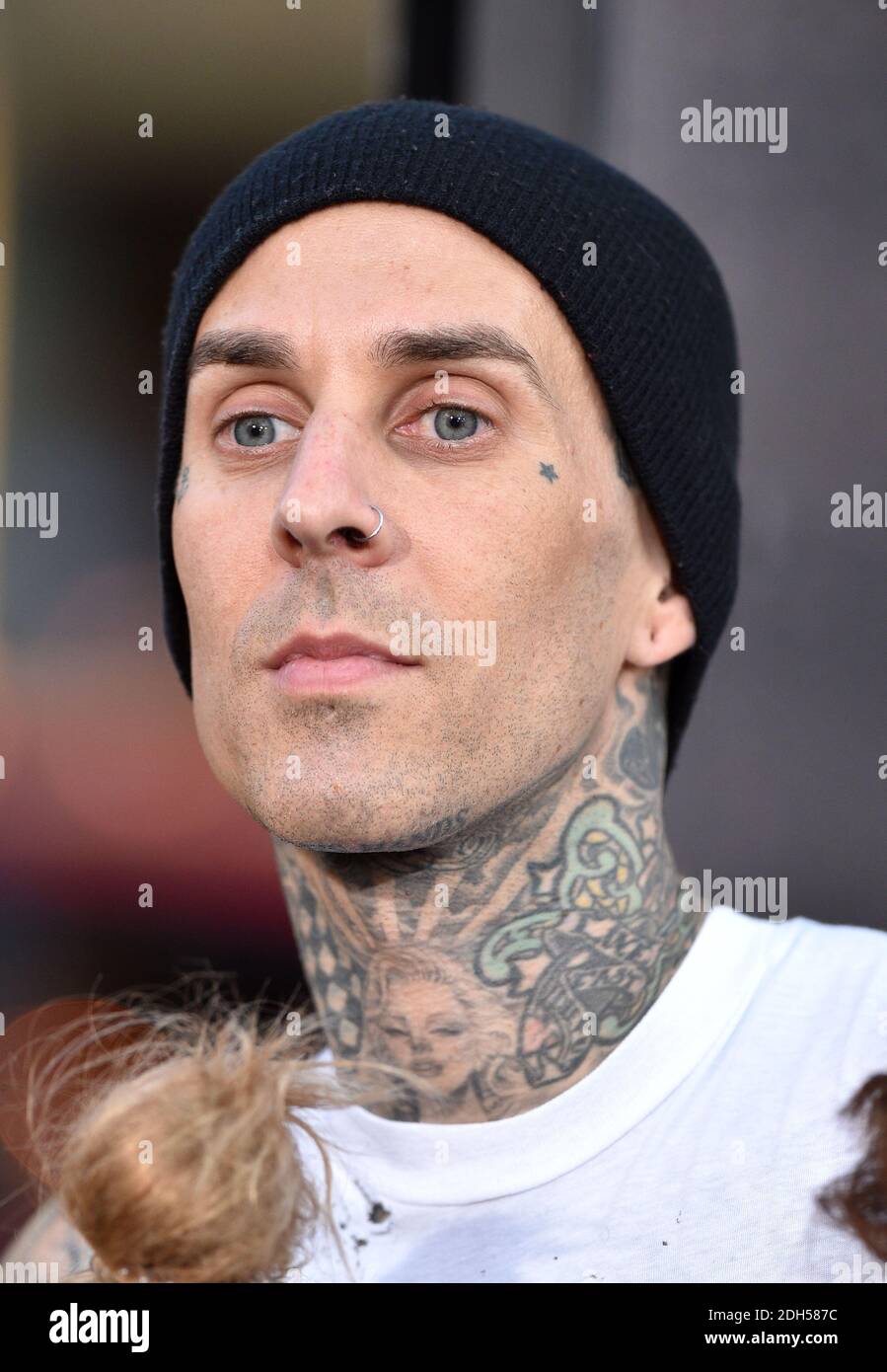 Travis Barker attends the premiere of IT at TCL Chinese Theatre on ...