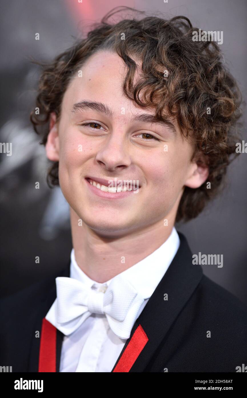 Wyatt Oleff attends the premiere of IT at TCL Chinese Theatre on ...