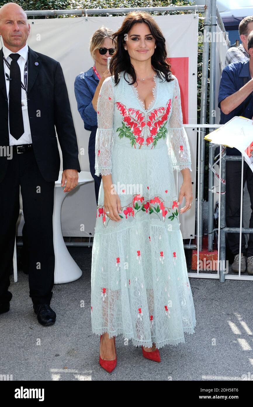 Penelope Cruz arriving at the Casino during the 74th Venice ...