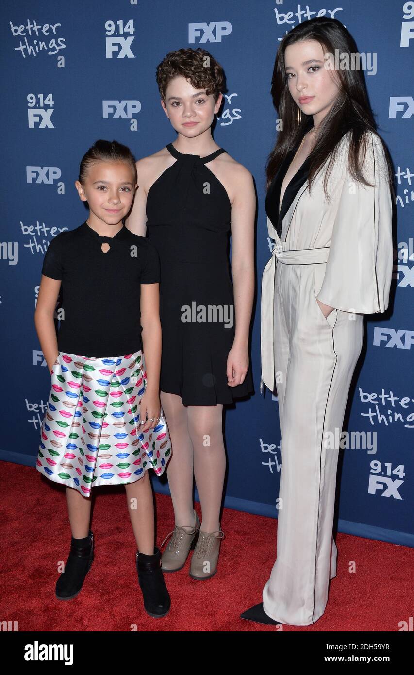 Olivia Edward, Hannah Alligood and Mikey Madison attend the premiere of ...