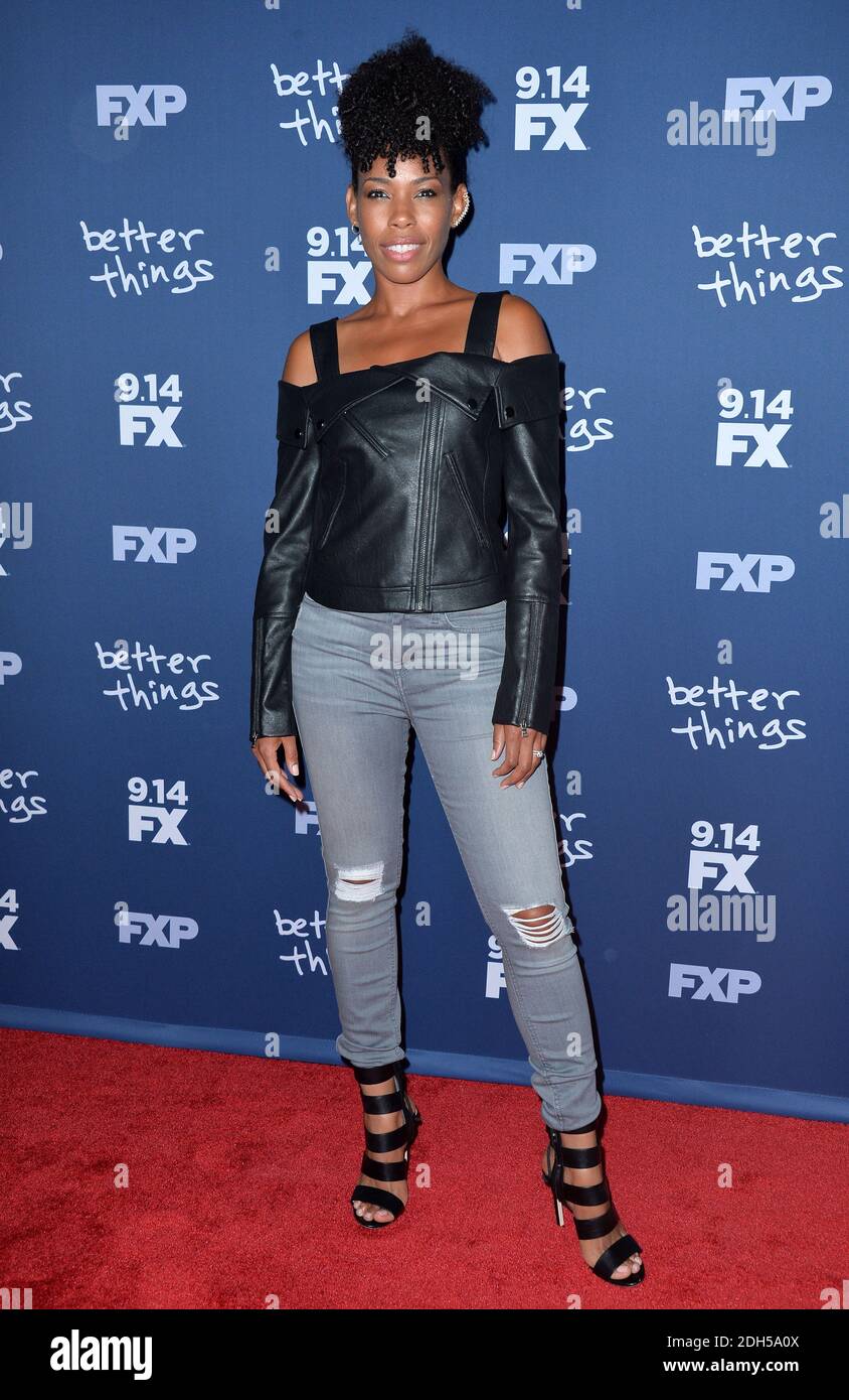 Angela Lewis attends the premiere of FX's 'Better Things' Season 2 at ...