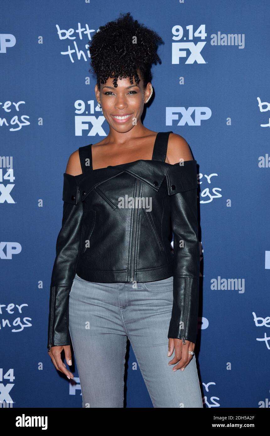 Angela Lewis attends the premiere of FX's 'Better Things' Season 2 at ...