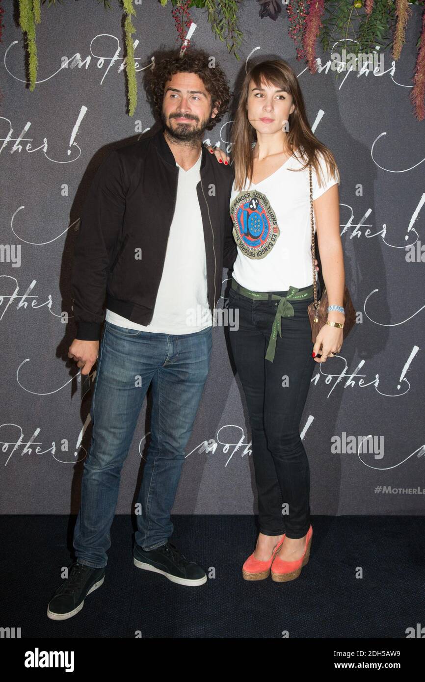 Maxime Musqua and girlfriend attending at 'Mother!' Paris film premiere ...