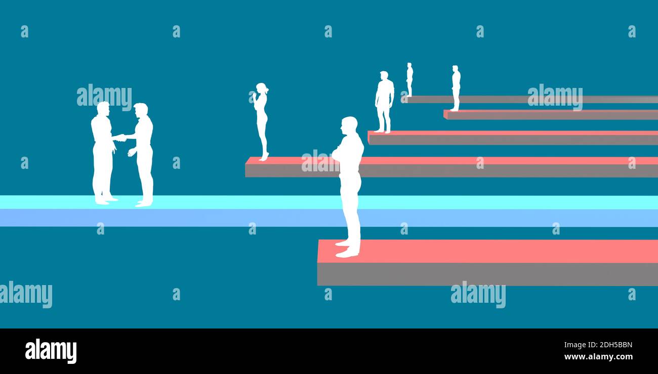 Competitive advantage concept chart hi-res stock photography and images ...