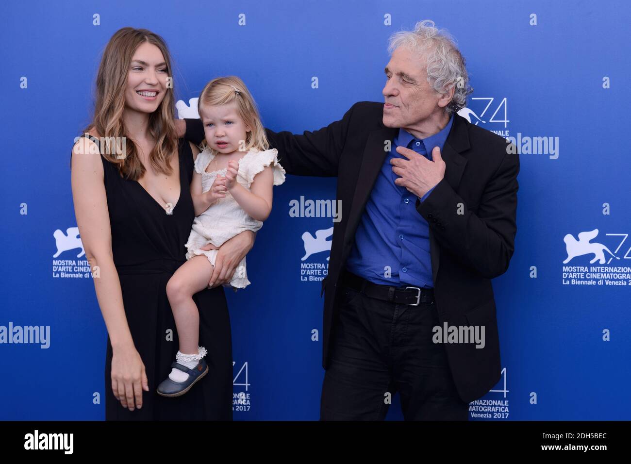 Christina Chiriac Ferrara, Anna Ferrara and Abel Ferrara attending the ...