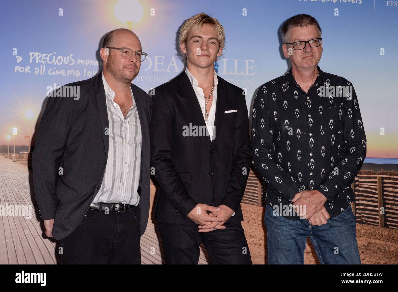 Marc Meyers, Ross Lynch, Derf Backderf attending a photocall for the ...