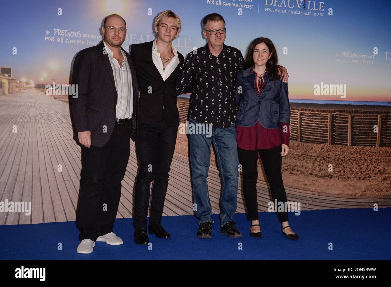 Marc Meyers, Ross Lynch, Derf Backderf, Jodi Girgenti attending a ...