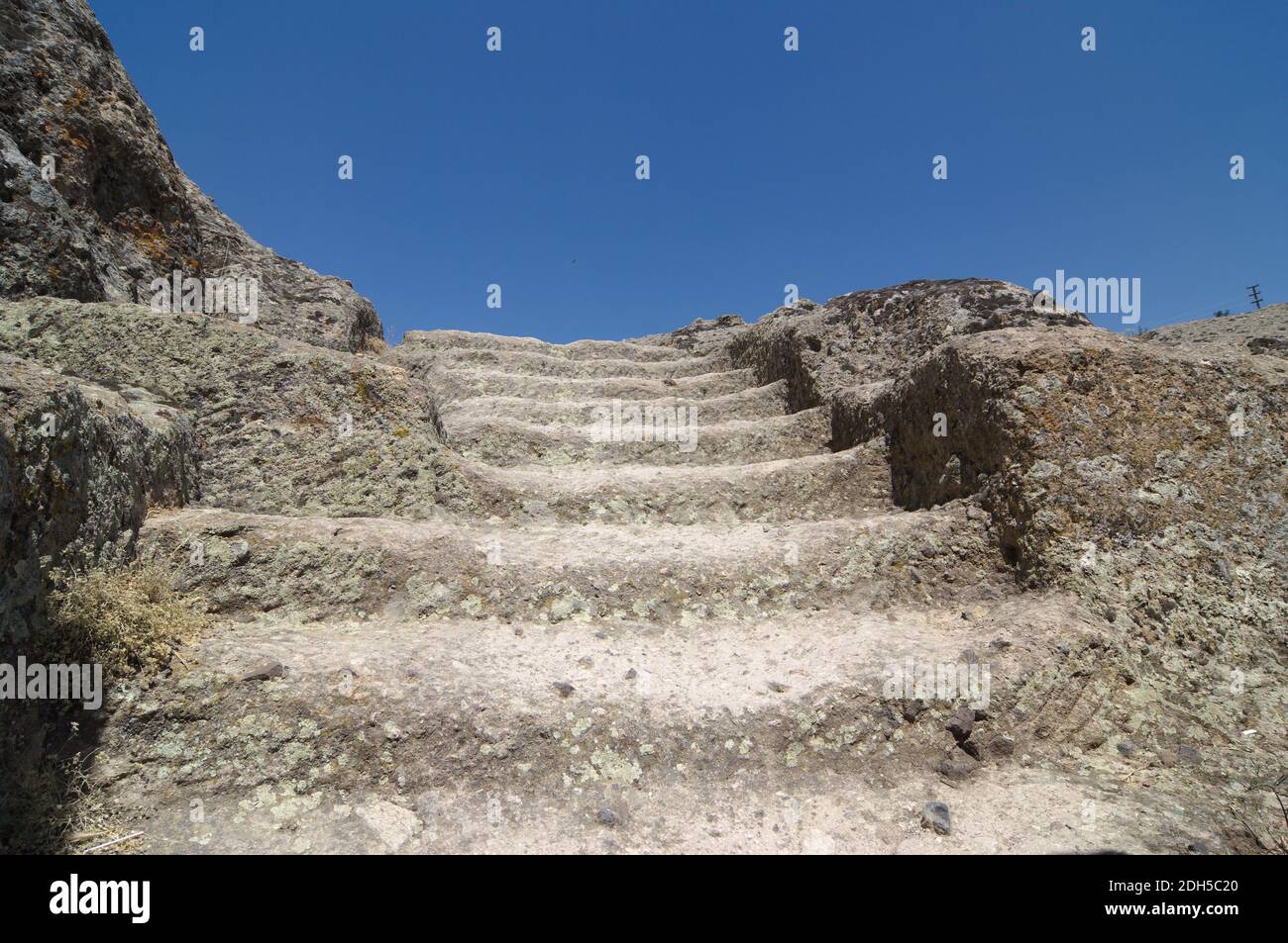 Steps carved in rock in hi-res stock photography and images - Alamy