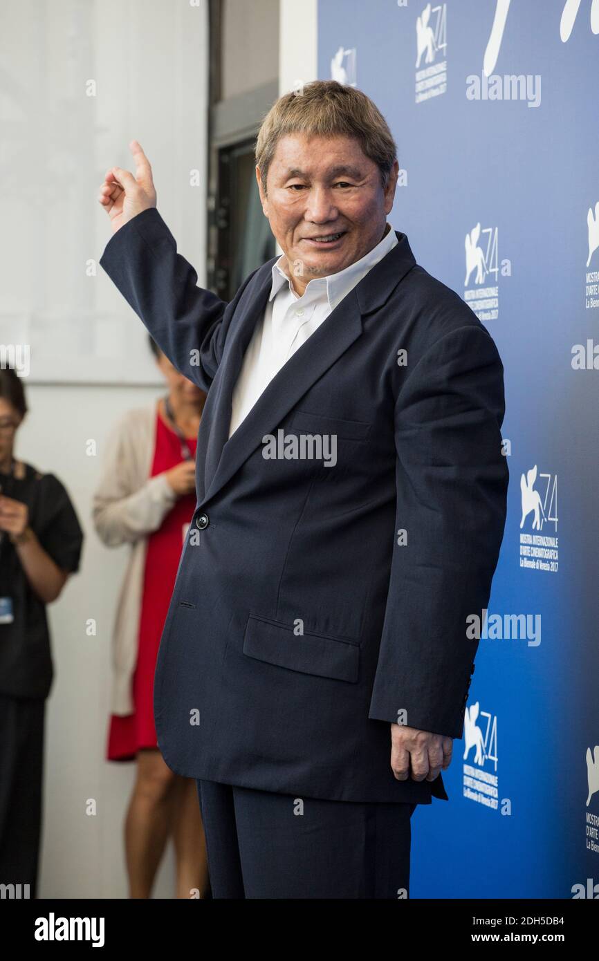 Takes Kitano (director) poses for the photocall of "Outrage coda ...