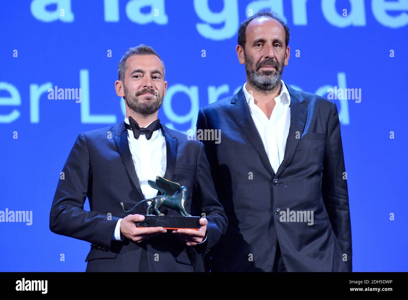Xavier Legrand and Alexandre Gavras receive the 'Luigi De Laurentiis ...