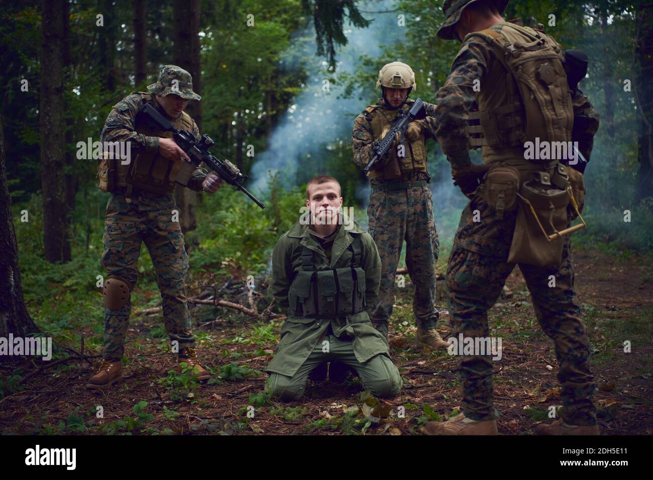 Soldier interrogation hi-res stock photography and images - Alamy