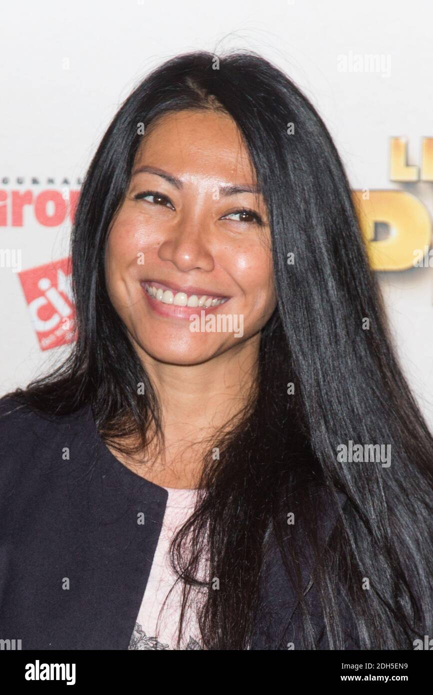 Anggun attending at 'Le petit Spirou' Paris film premiere at Cinema ...