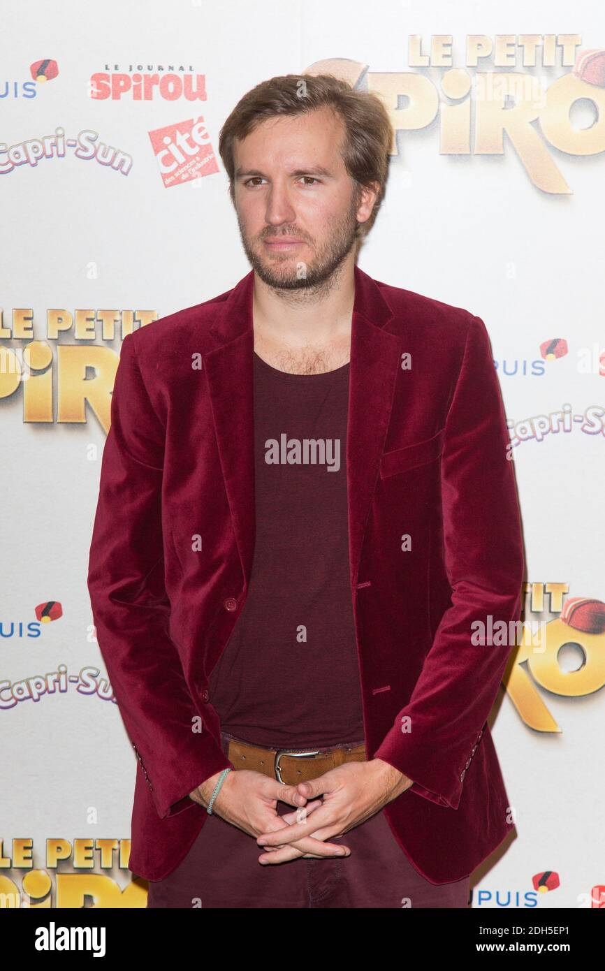Nicolas Bary attending at 'Le petit Spirou' Paris film premiere at ...