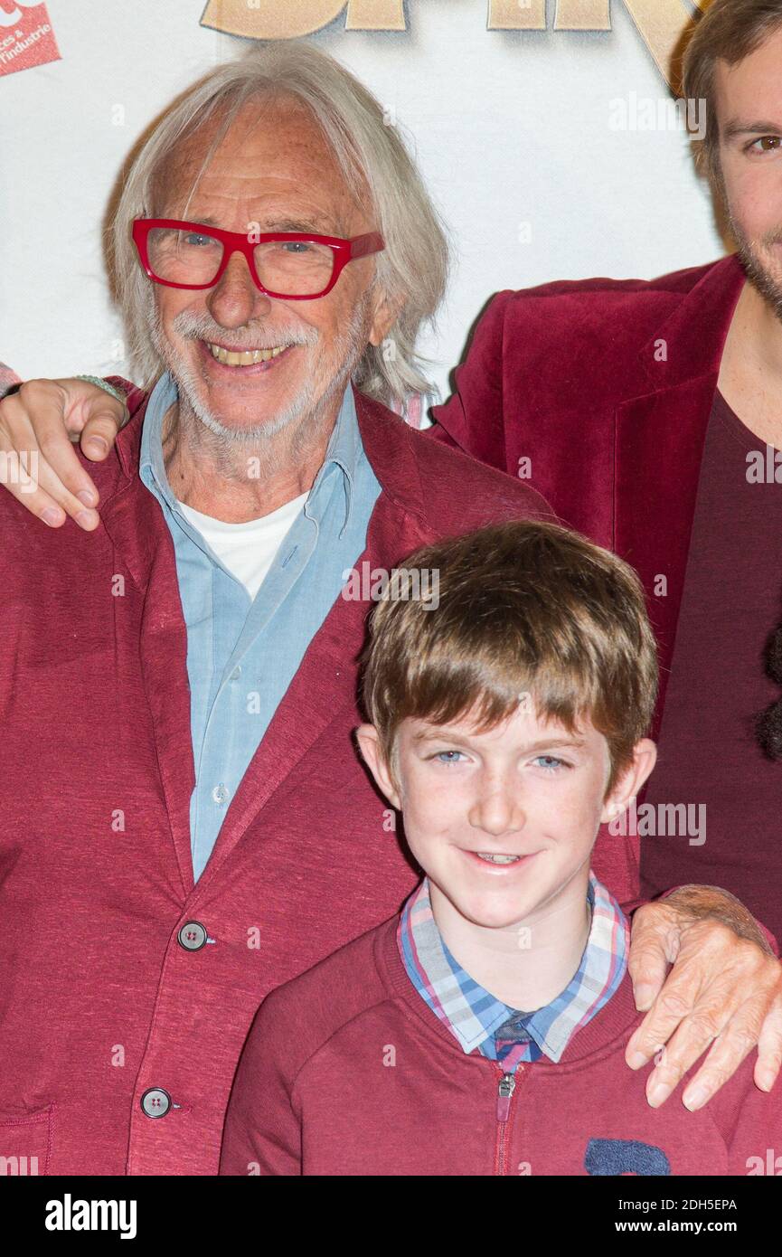 Pierre Richard, Sacha Pinault attending at 'Le petit Spirou' Paris film ...
