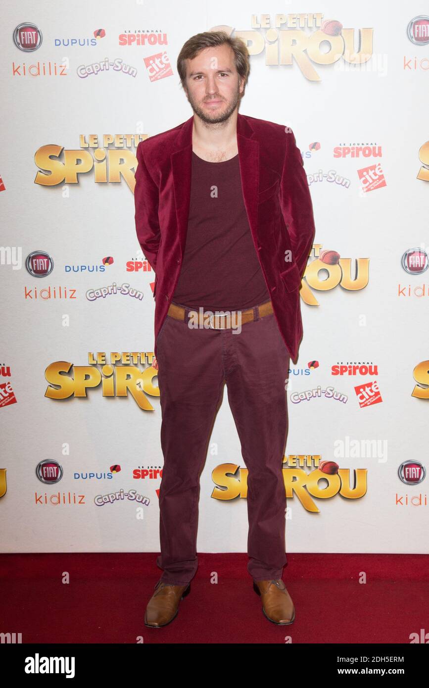 Nicolas Bary attending at 'Le petit Spirou' Paris film premiere at ...