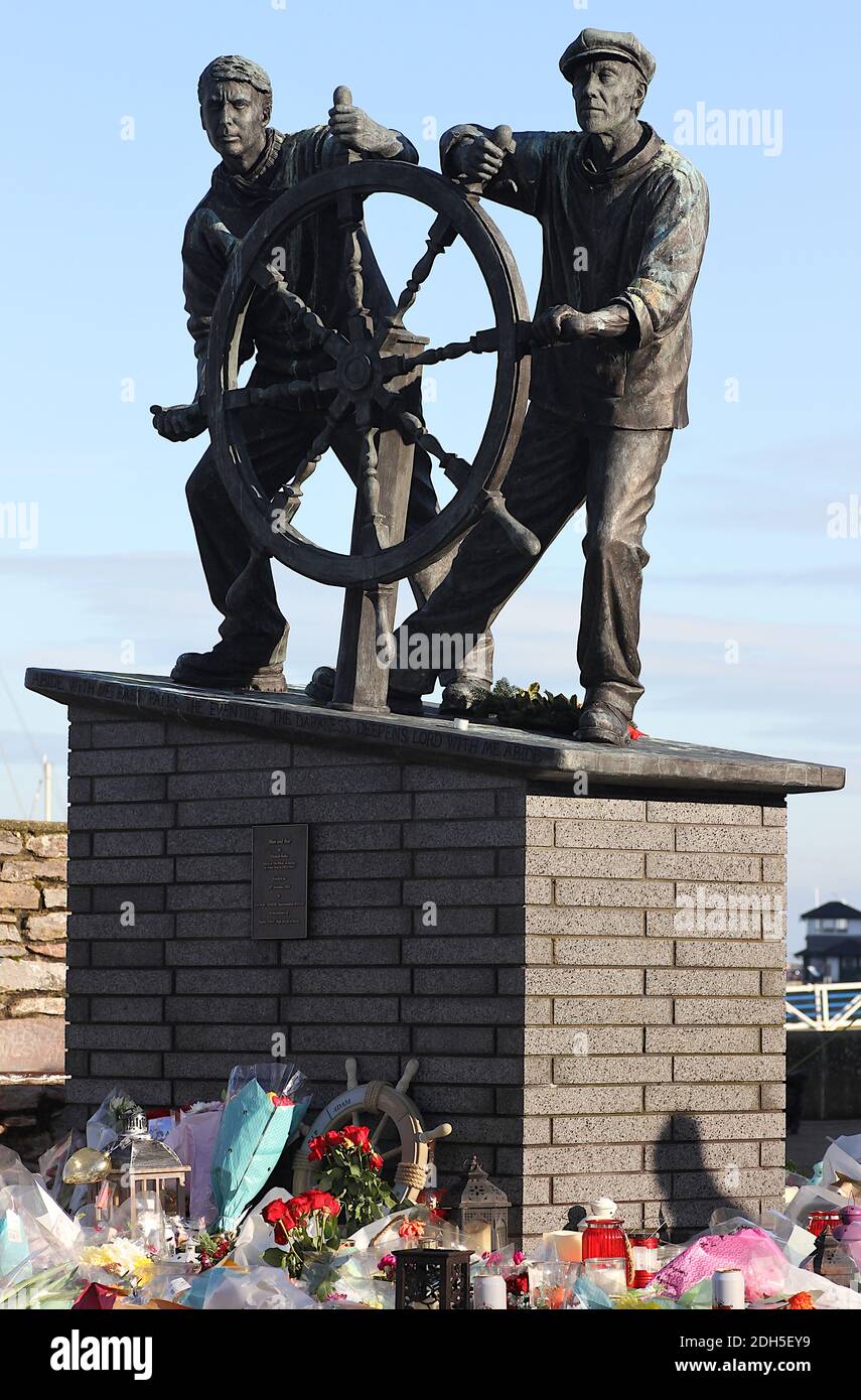 Brixham, Devon, England: A public statue in honour of the town's ...