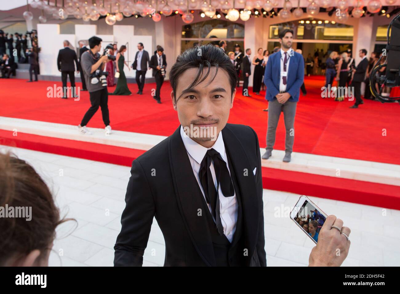 Le Geng arriving to the awards ceremony closing the 74th Venice ...