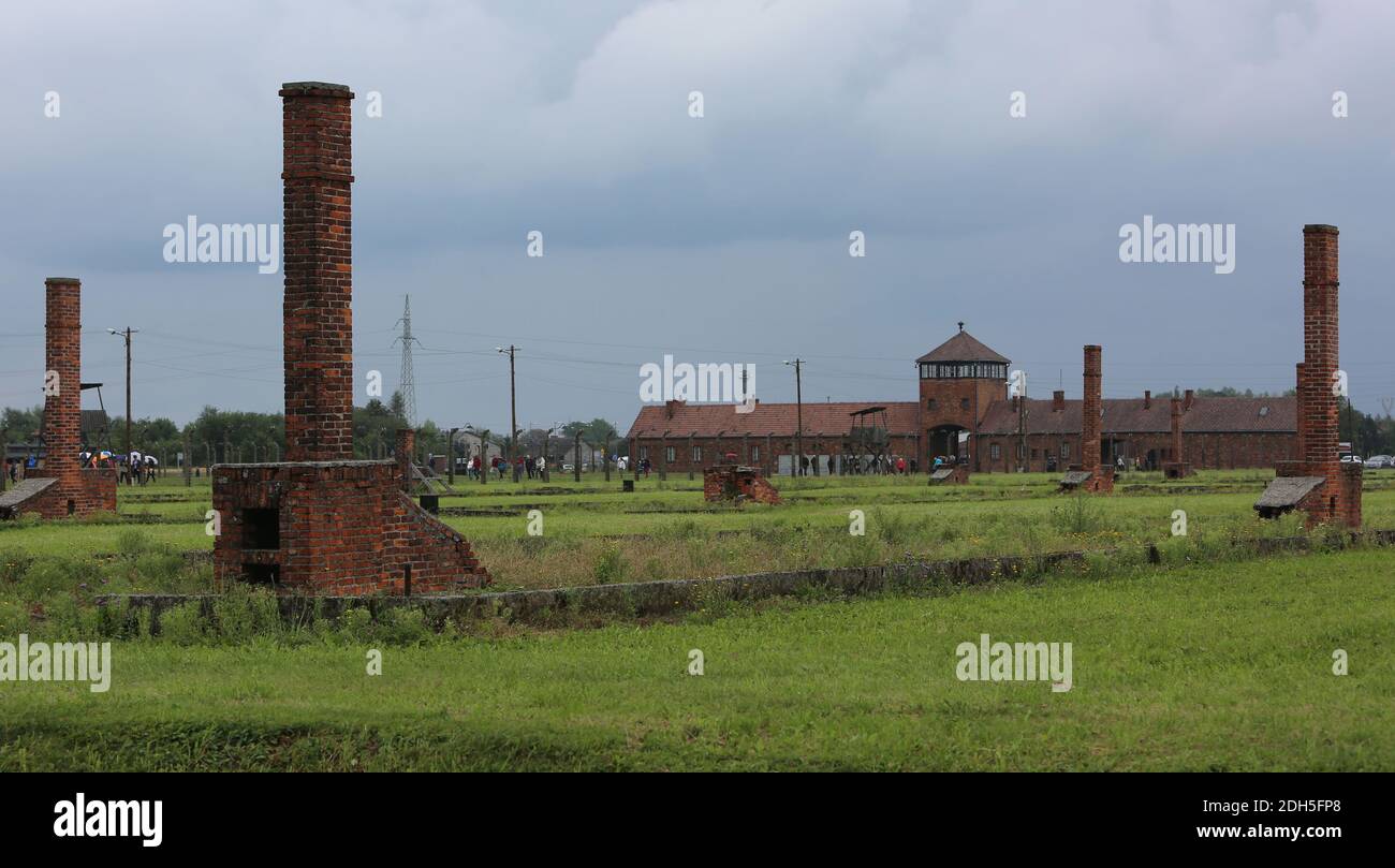Chimneys auschwitz concentration camp hi-res stock photography and ...