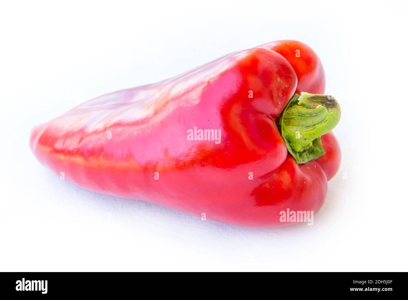 Sweet pepper on black Cut Out Stock Images & Pictures - Alamy