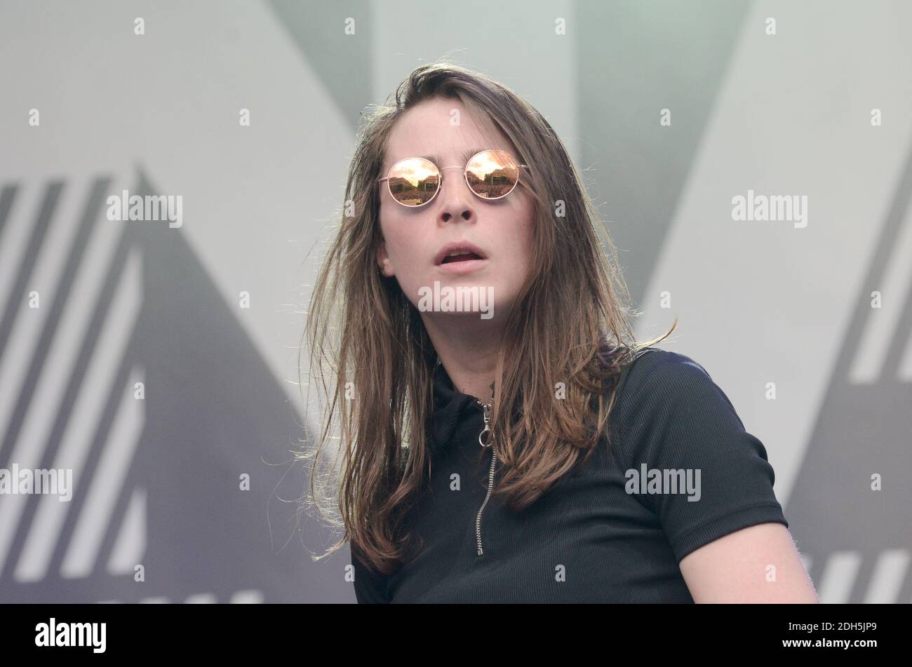 Fishbach, (alias Flora Fischbach) performing during Fnac Live 2017 at ...