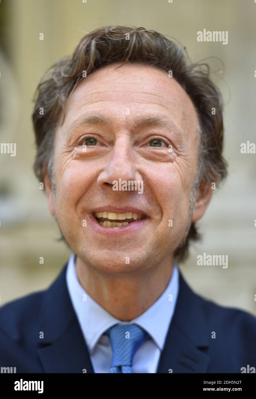 Stéphane Bern during a visit to The Château de Monte-Cristo at Marly-le ...