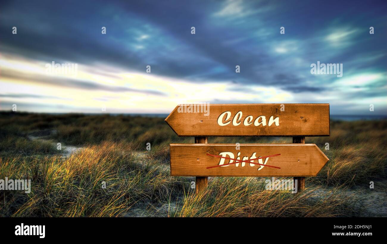Dirty vs clean hi-res stock photography and images - Alamy