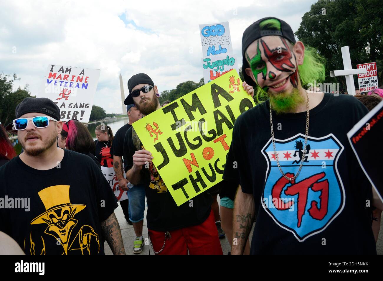 The Juggalos , fans of the rap-rock group the Insane Clown Posse ...