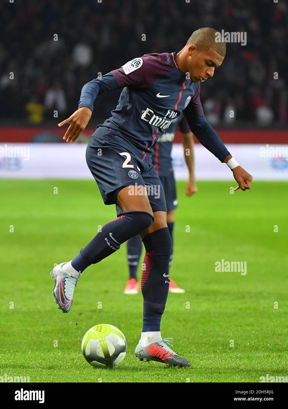 Paris Saint-Germain's Kylian Mbappe during the French First League ...