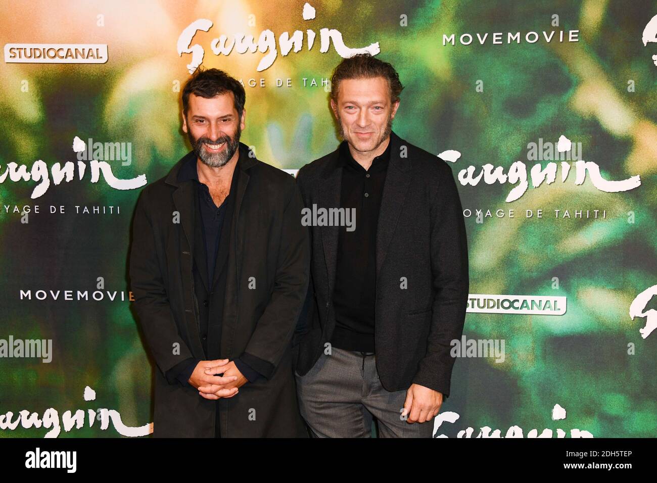 Edouard Deluc and Vincent Cassel attend the Gauguin, voyage de Tahiti ...