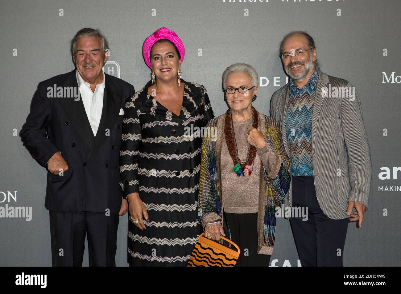 Bruno Ragazzi , Angela Missoni, Rosita Missoni and Luca Missoni attend ...