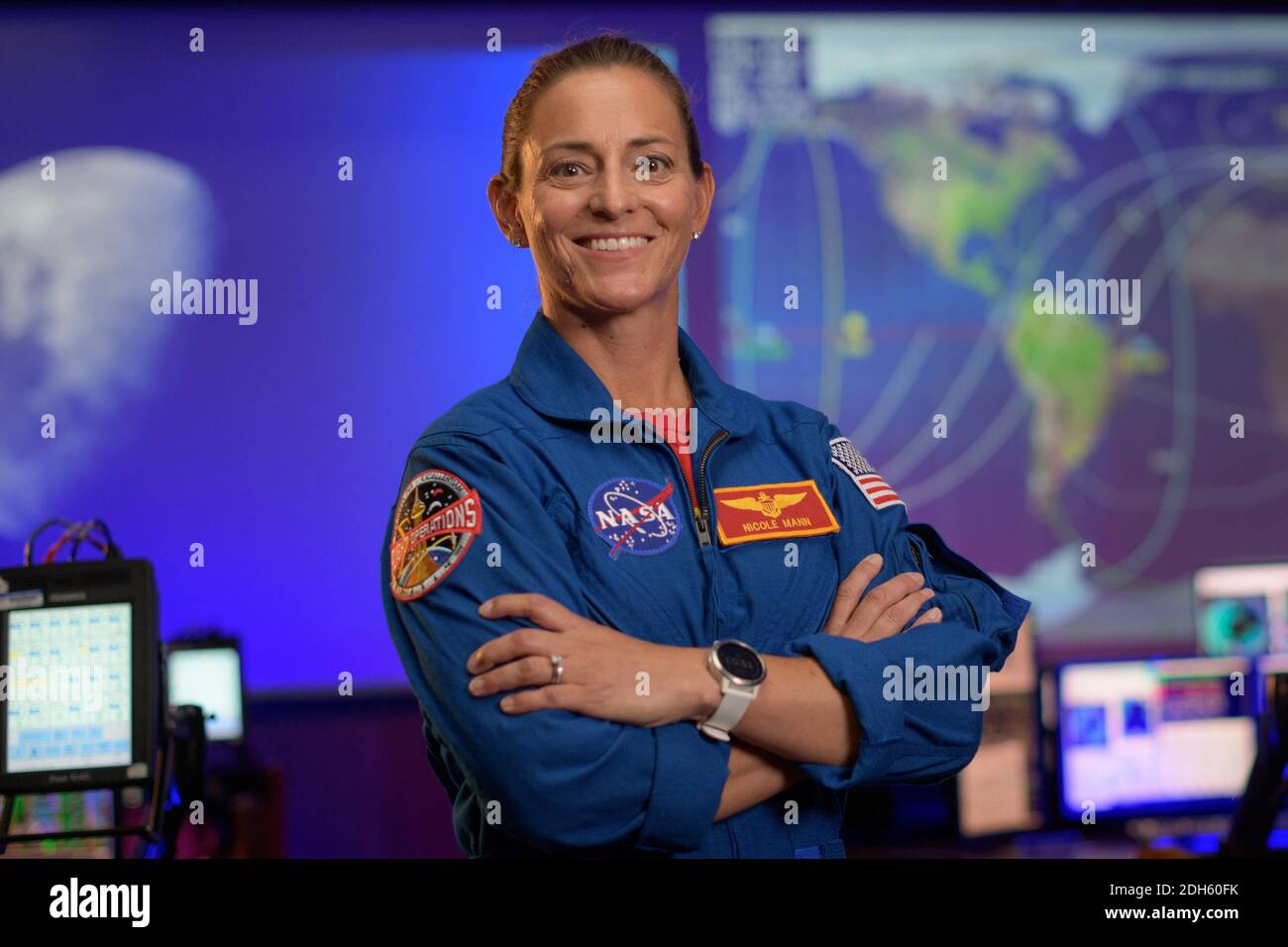 NASA astronaut Nicole Mann poses for a portrait, Tuesday, September 15 ...