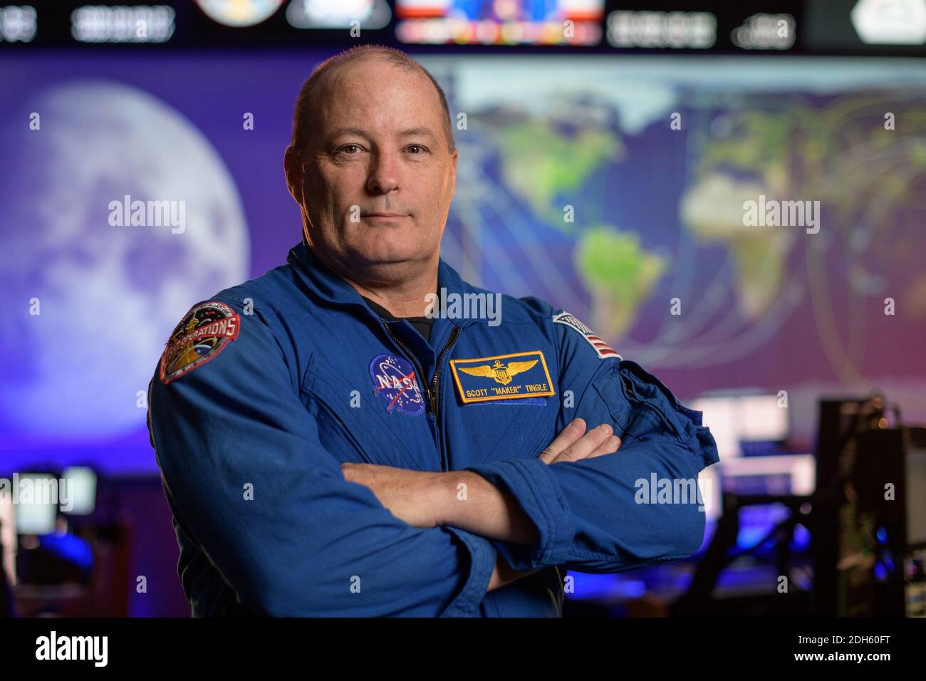 NASA astronaut Scott Tingle poses for a portrait, Tuesday, September 8 ...