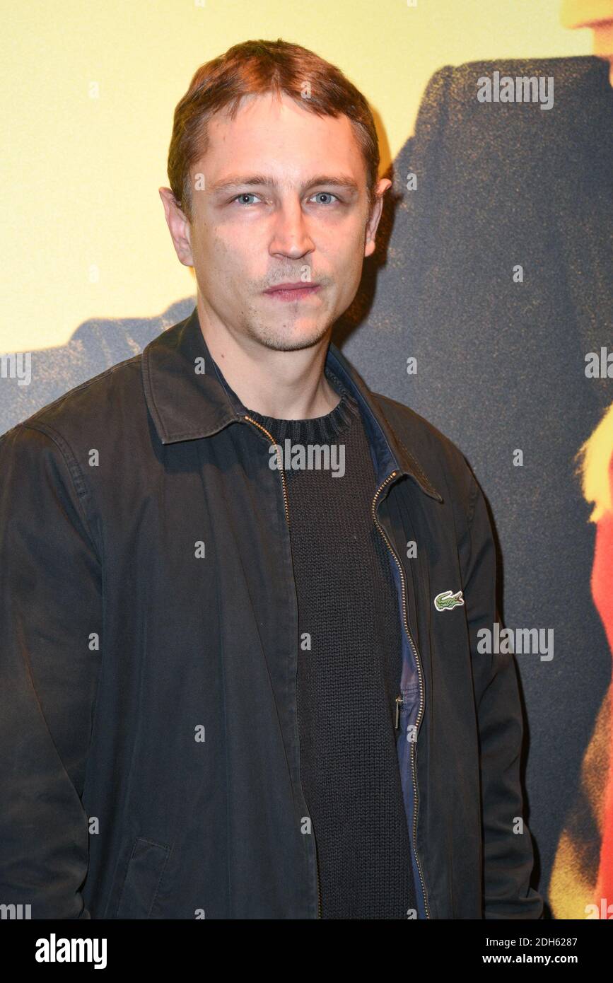 Vincent Rottiers attending the premiere of the movie Especes Menacees ...