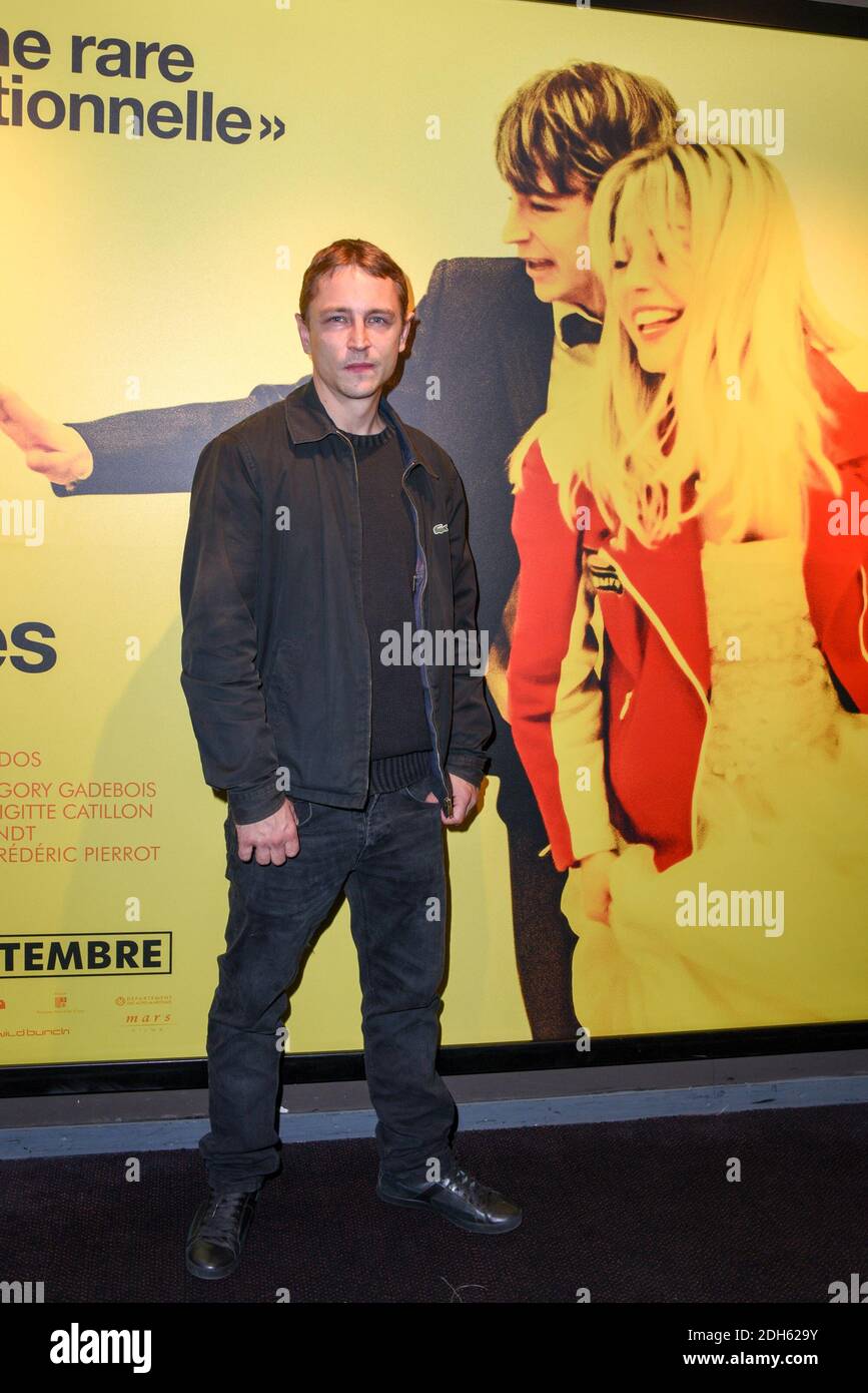 Vincent Rottiers attending the premiere of the movie Especes Menacees ...