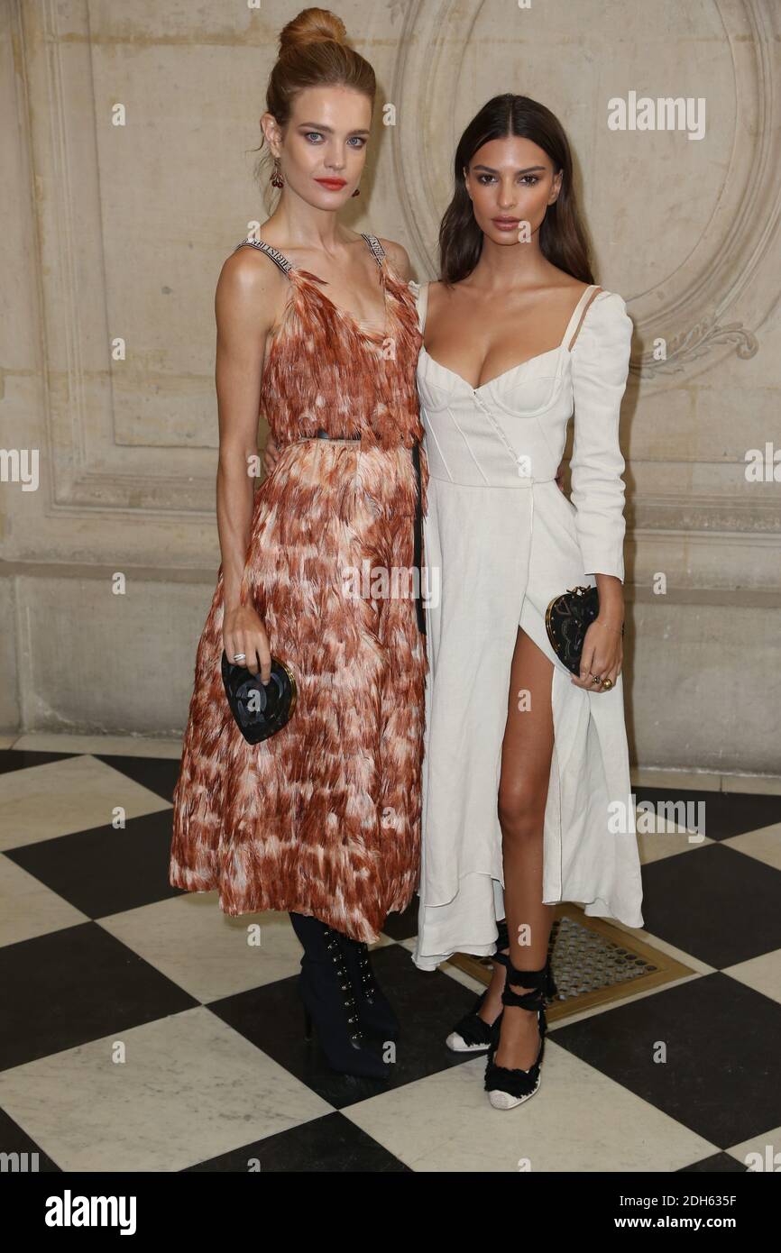 Natalia Vodianova and Emily Ratajkowski attending at the Dior Fashion ...
