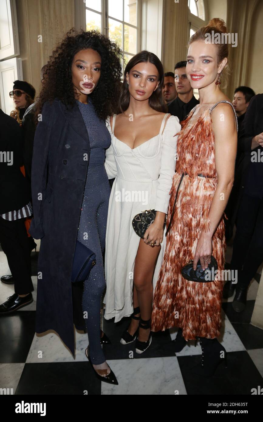 Winnie Harlow, Emily Ratajkowski and Natalia Vodianova attending at the ...