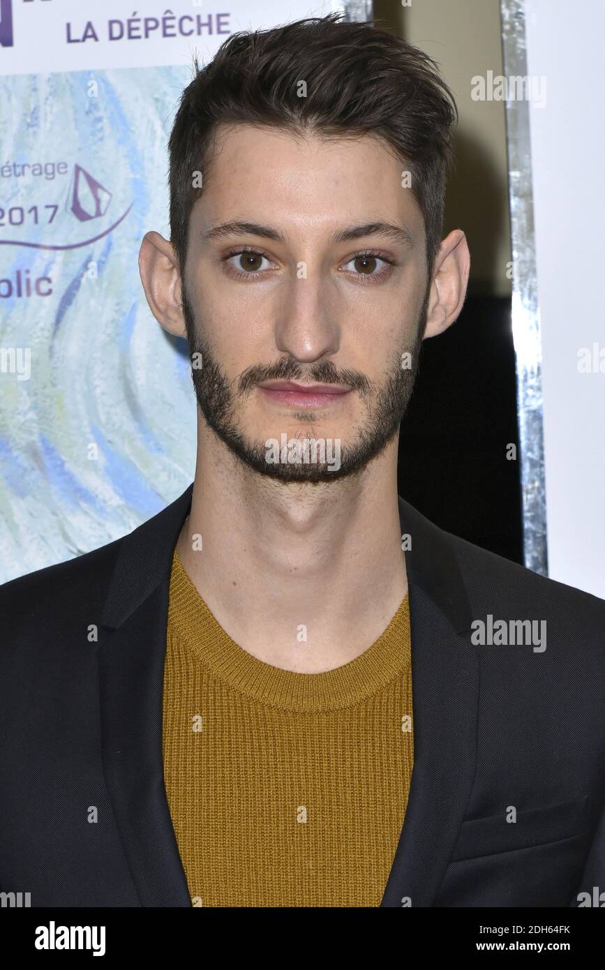 French actor Pierre Niney attending the La Passion Van Gogh film ...