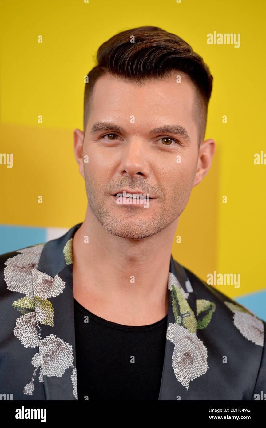 AJ Gibson attends the 2017 Streamy Awards at The Beverly Hilton Hotel ...